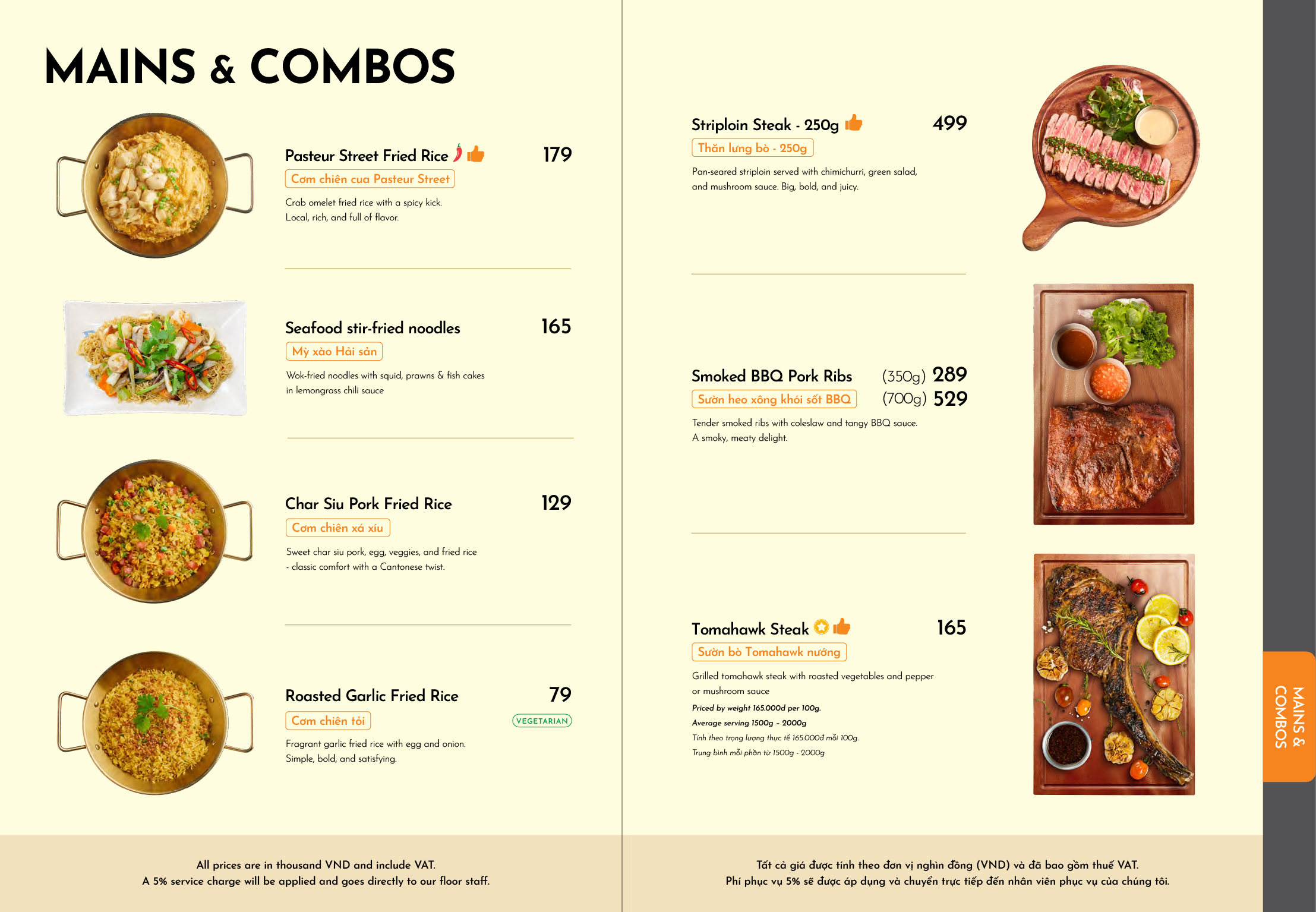 MENU - Pasteur Street Craft Beer | Bia Thủ Công Tiên Phong Tại Việt Nam