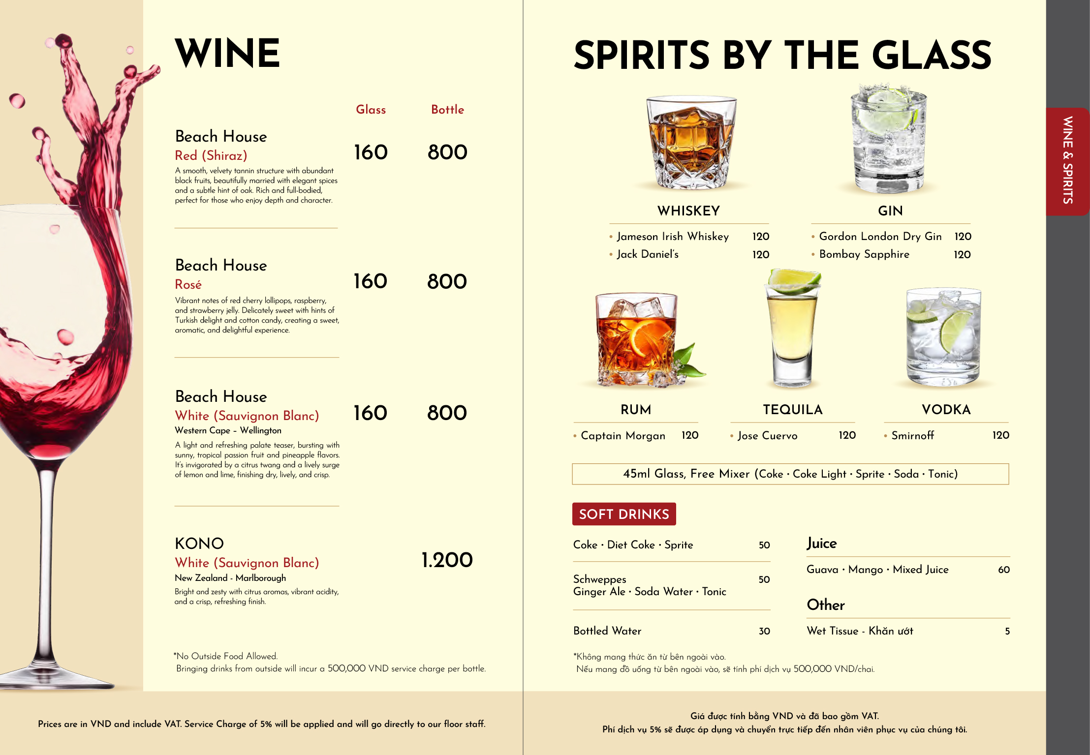 MENU - Pasteur Street Craft Beer | Bia Thủ Công Tiên Phong Tại Việt Nam