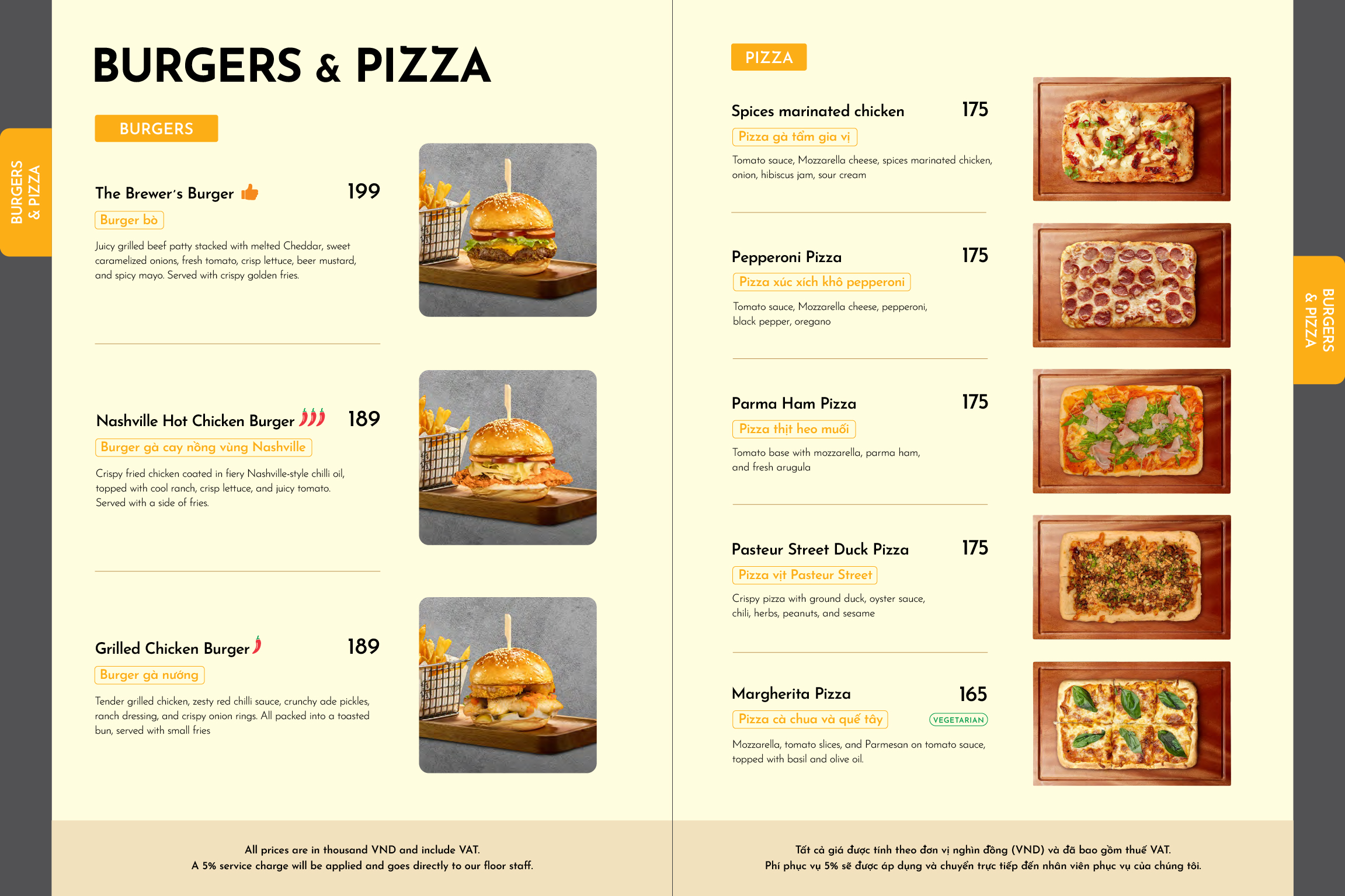 MENU - Pasteur Street Craft Beer | Bia Thủ Công Tiên Phong Tại Việt Nam